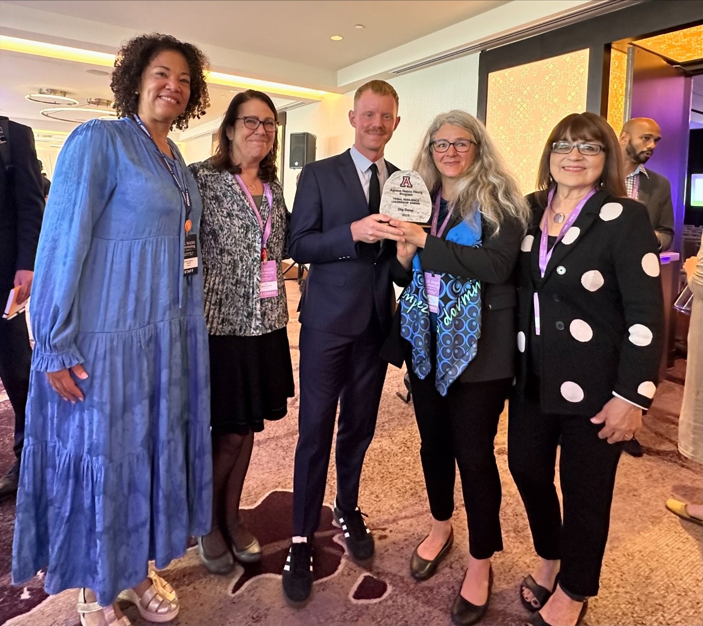 DigDeep received the 2023/24 Haury Indigenous Resilience Award at the 2024 WASH Conference in ...